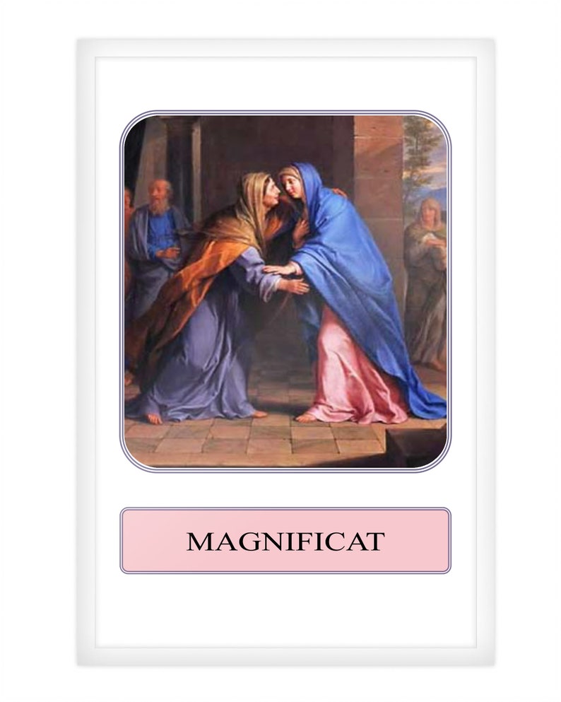 Prayer Card the Magnificat Catholic Gift Religious Prayer - Etsy