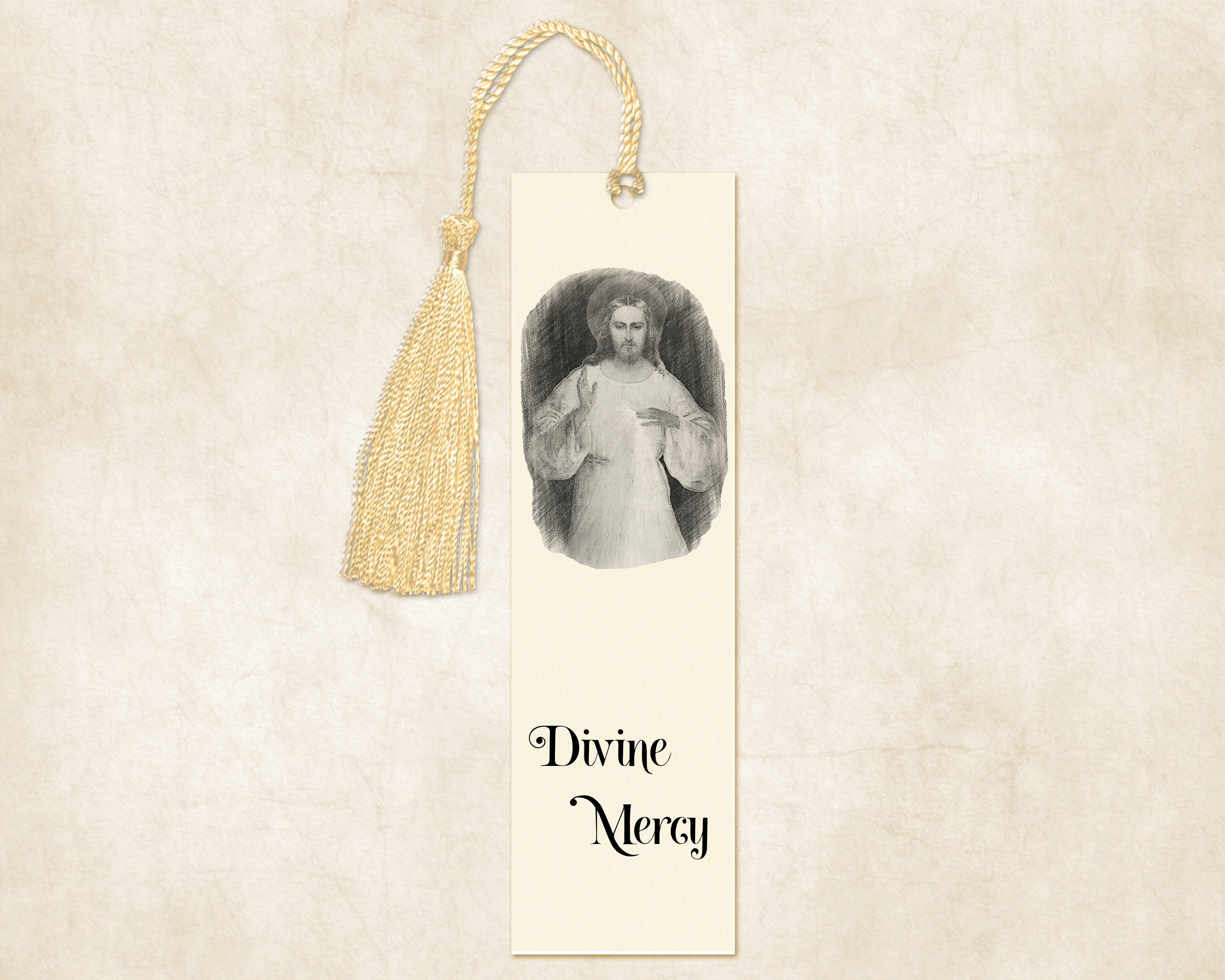 Divine Mercy Bookmark Prayer Card Divine Mercy Bookmark | Etsy