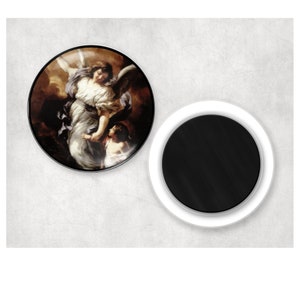 Guardian Angel Fridge Magnet, Religious Magnet, Catholic Gifts ...