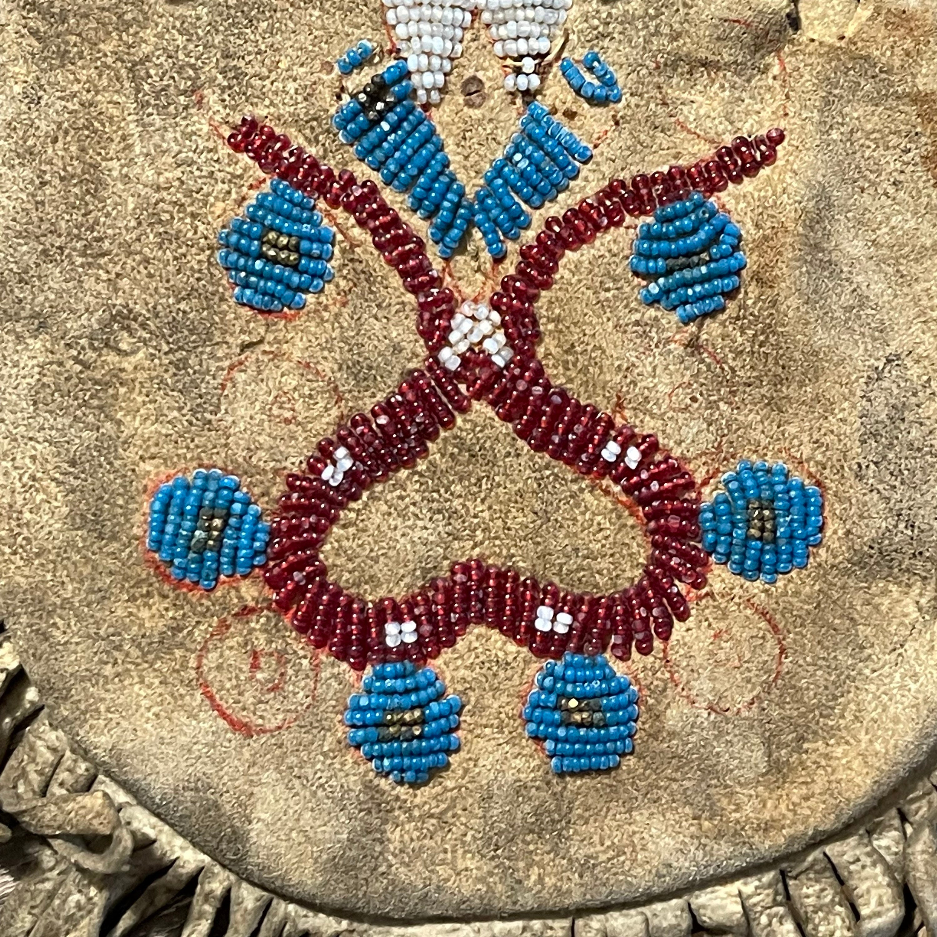 Antique Native American Beaded Bag Santee Sioux Beaded Bag - Etsy