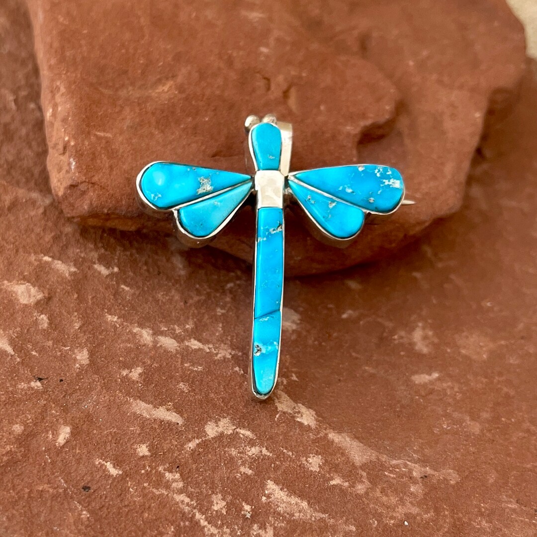 Michael Garcia (na Na Ping) Sterling Silver and Kingman Turquoise ...