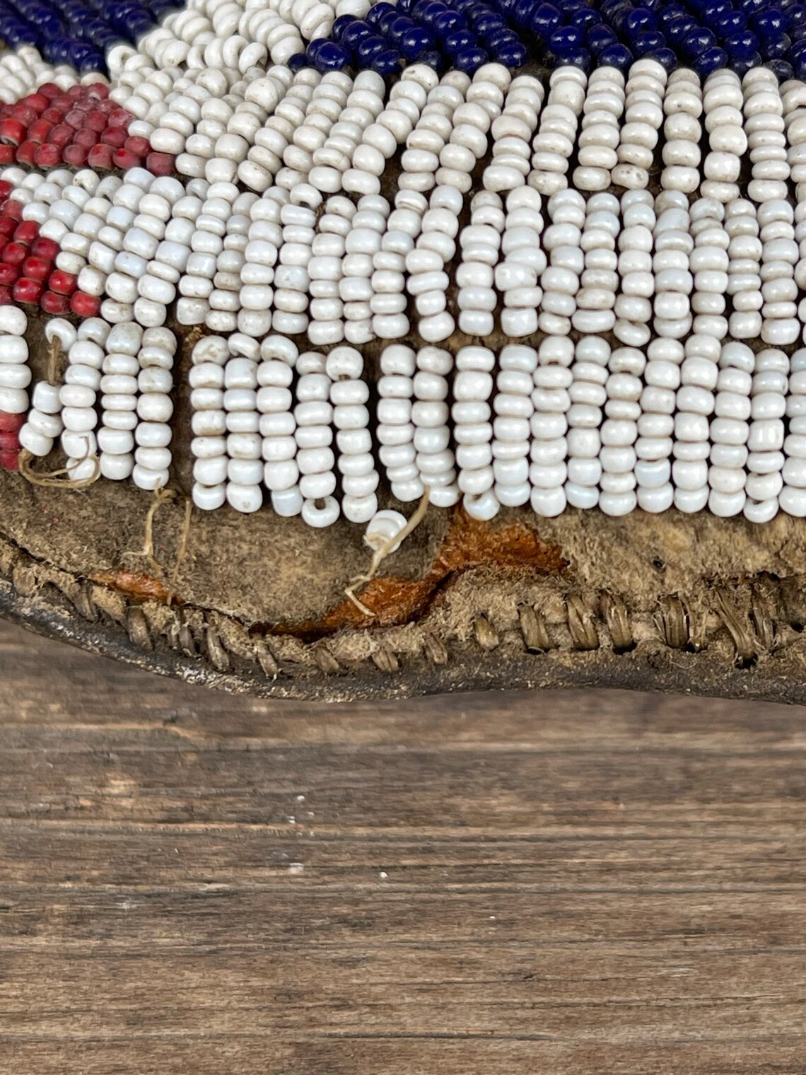 Cheyenne Authentic Native American Beaded Moccasins - Antique Late ...