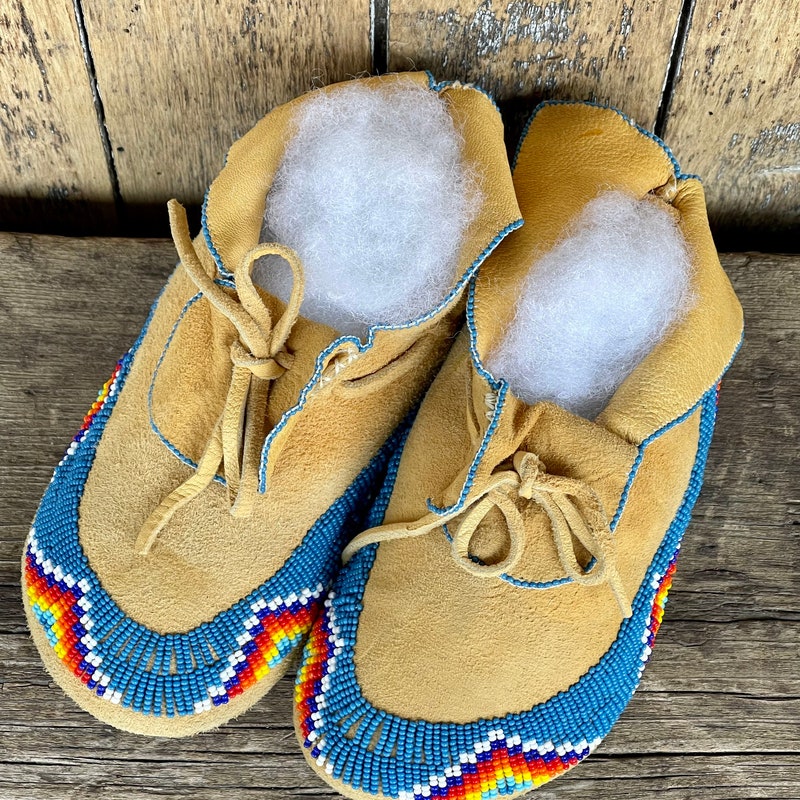 Authentic Native American Moccasins - Etsy