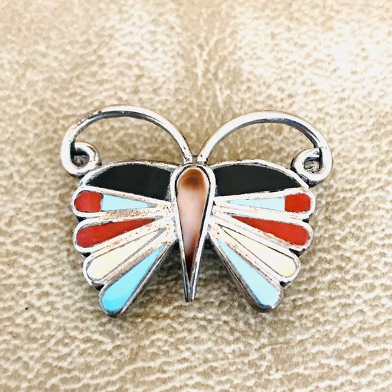 vintage signed zuni pin - Gem vintage signed zuni pin - Gem