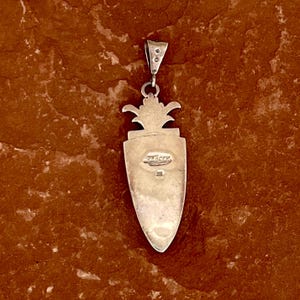 Ray Tracey, Navajo Inlay Pendant With Turquoise and Spiny Oyseter Shell ...