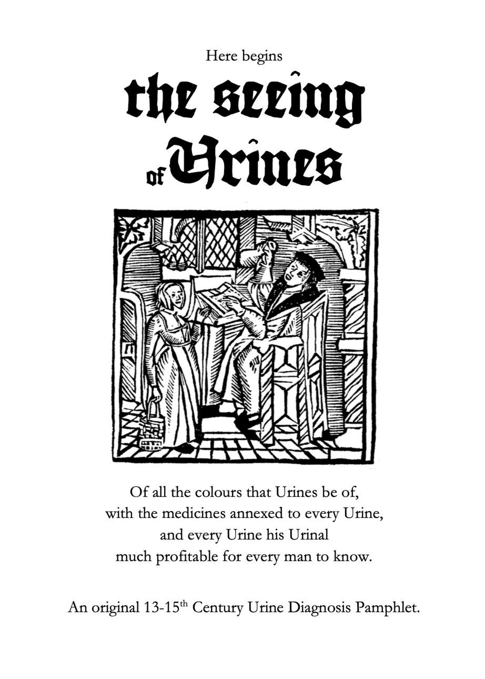 Medieval Urine Diagnosis Guide: 13th-15th Century Pamphlet (digital ...