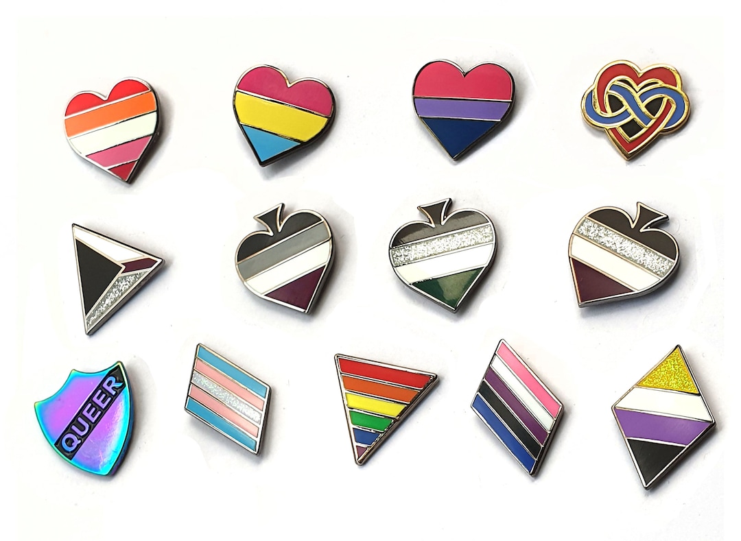 Pride Hard Enamel Pins - Etsy