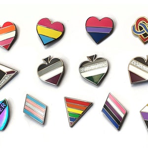 Pride Hard Enamel Pins - Etsy