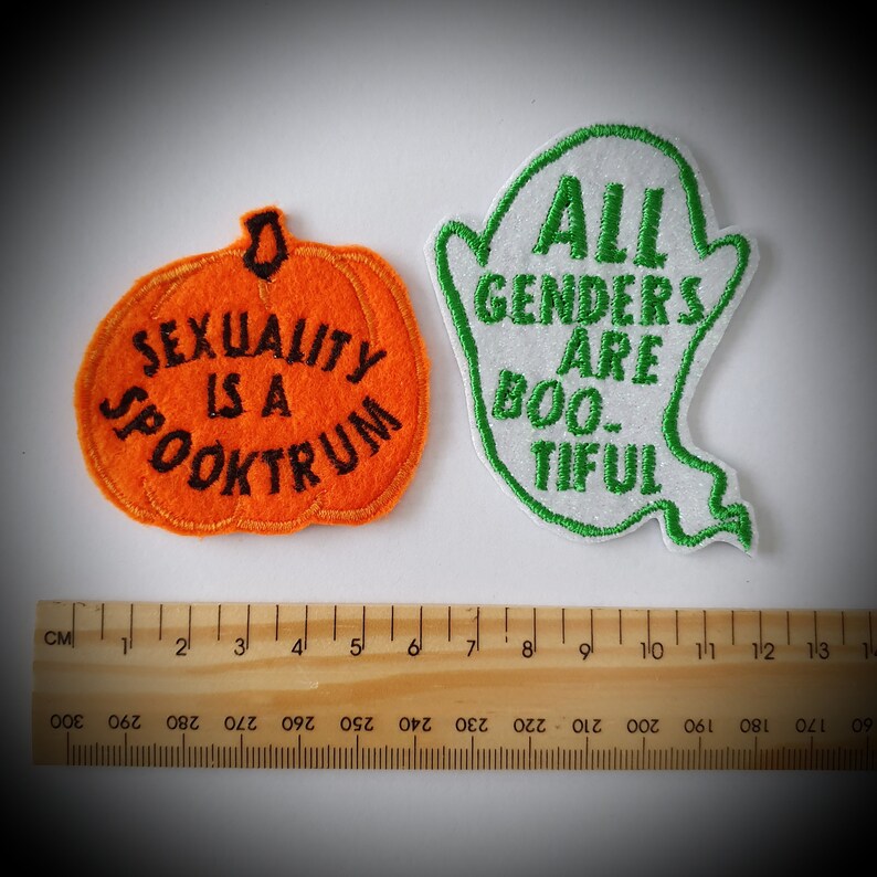 Halloween LGBT Patches: Gender Ghosts Gay Gravestone Sexuality | Etsy