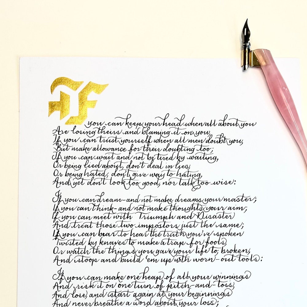 CalligraphybyKayW - Etsy UK