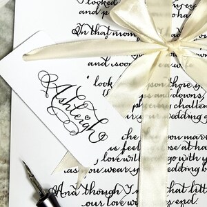 Daughter Wedding Calligraphy Poem Gift From Parents - Etsy