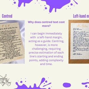 Handwriting Service, Handwritten Letter, Calligraphy Service ...