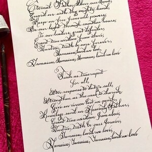 Handwritten Calligraphy Letter Custom Written Letter - Etsy UK