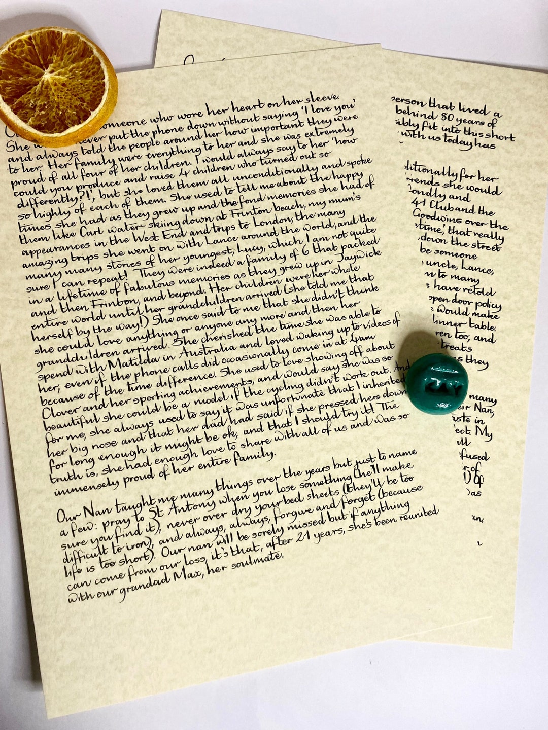 Handwriting Service, Handwritten Letter, Calligraphy Service ...