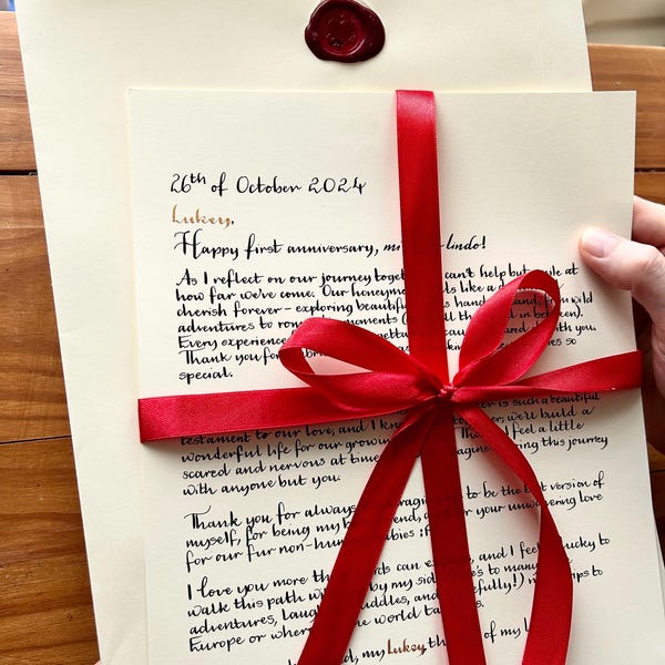 Calligraphy Service - Etsy
