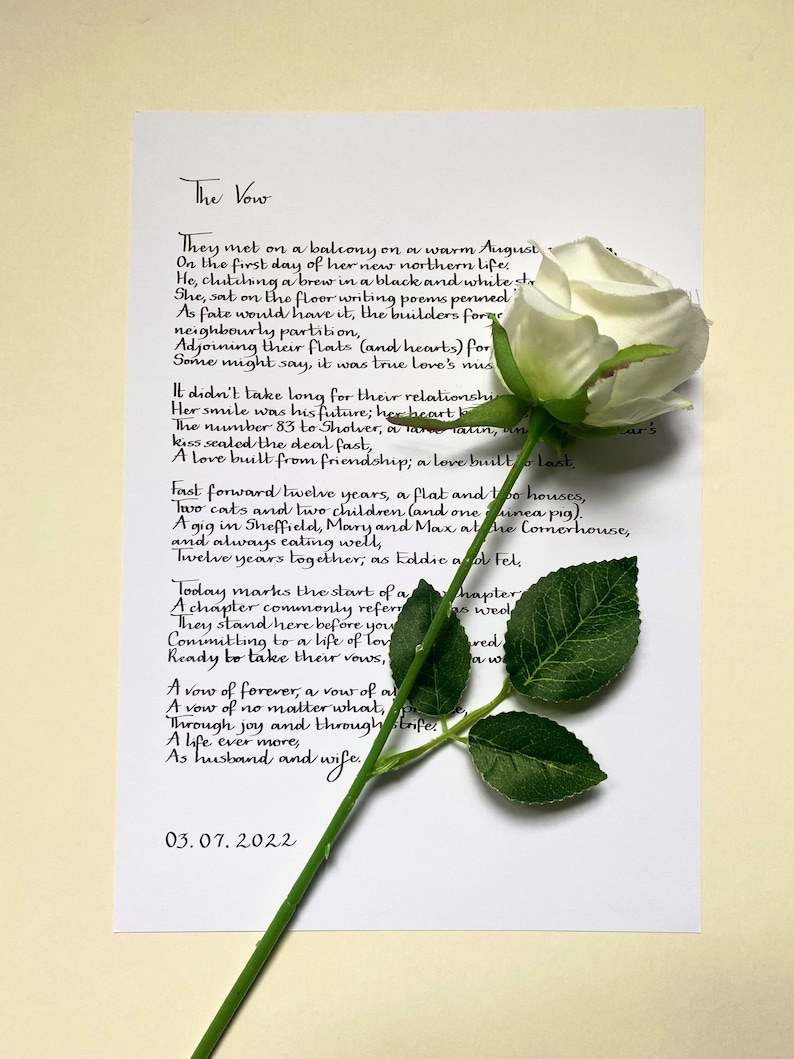 Handwriting Service Handwritten Letter Calligraphy Service - Etsy