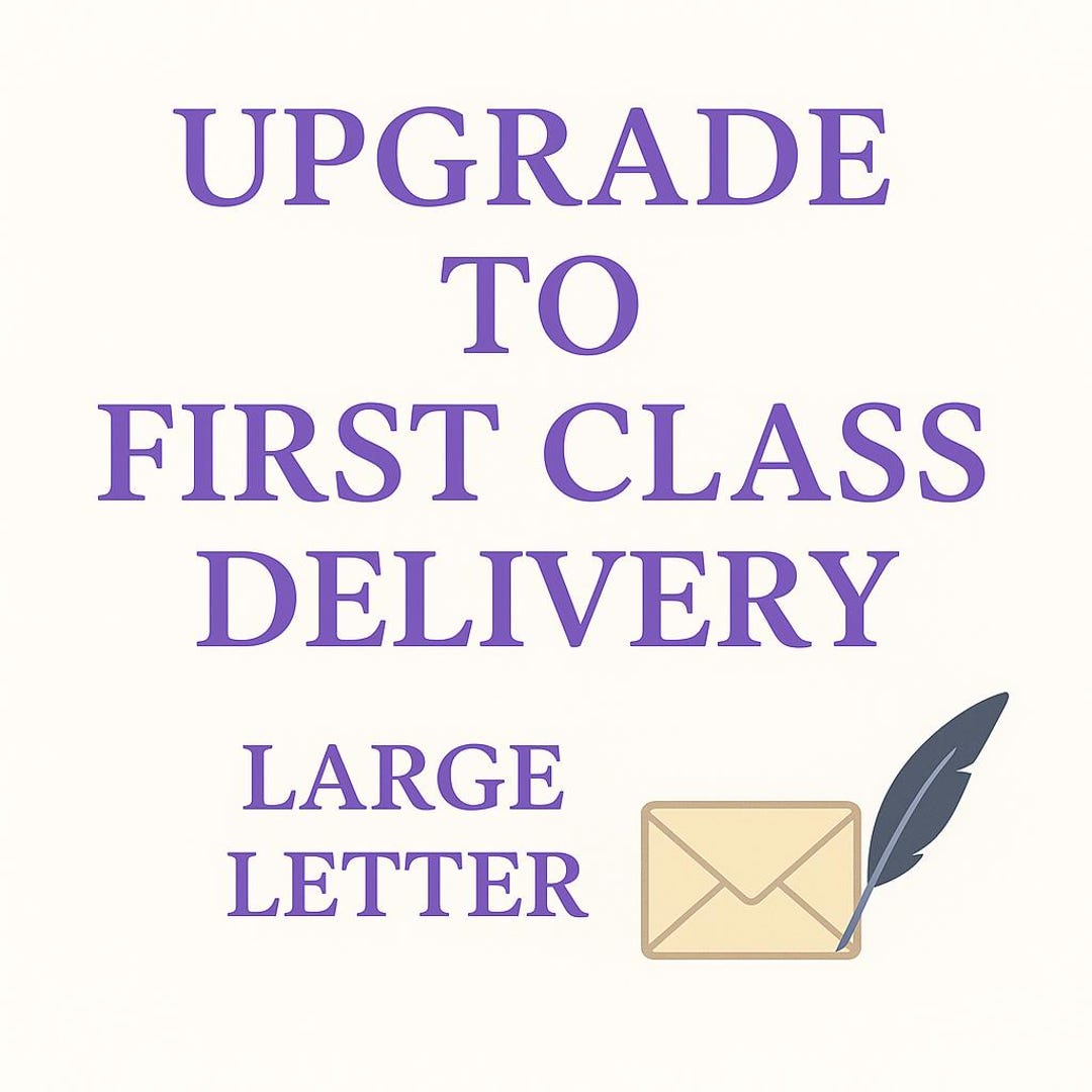 Upgrade to First Class Delivery (UK Only) - Etsy UK