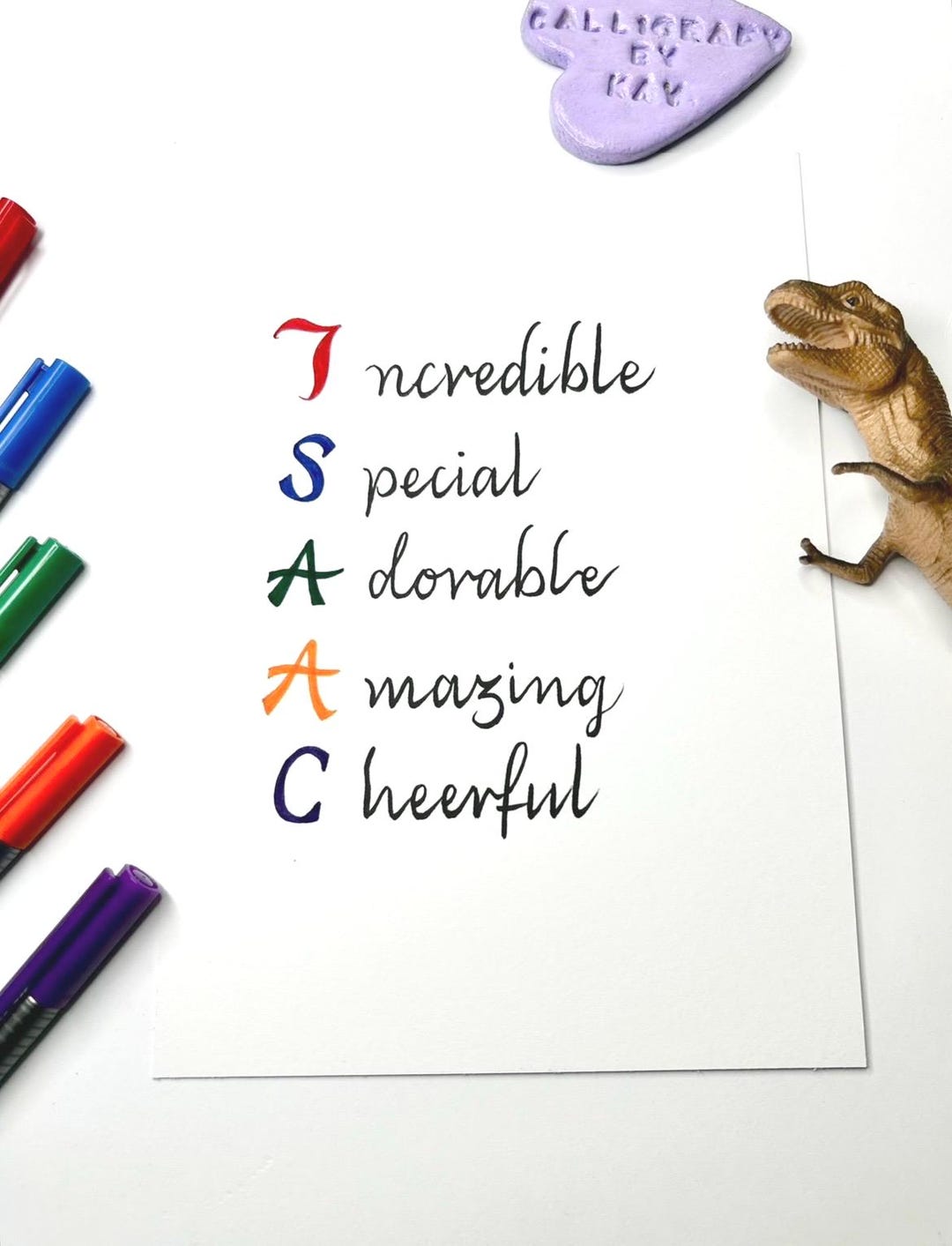 Personalised Anagram for Baby's Name Handwritten Calligraphy, for ...