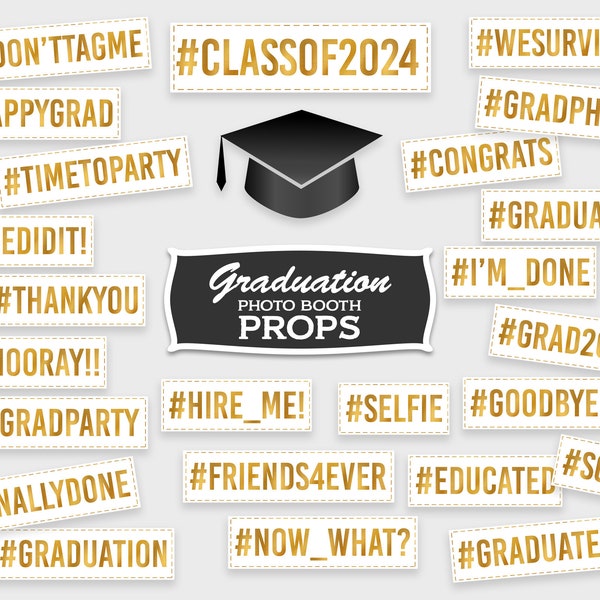 Graduation Hashtag - Etsy