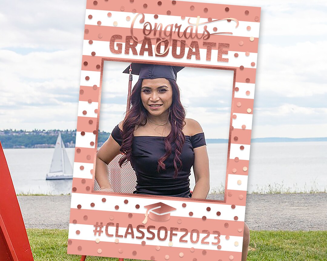 Printable Graduation Photo Booth Frame Class of 2023 / - Etsy