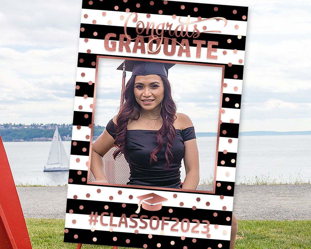 Printable Graduation Photo Booth Frame Class of 2023 / - Etsy