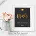 Graduation Foods Sign, Black & Gold Foil Printable Party Decoration ...