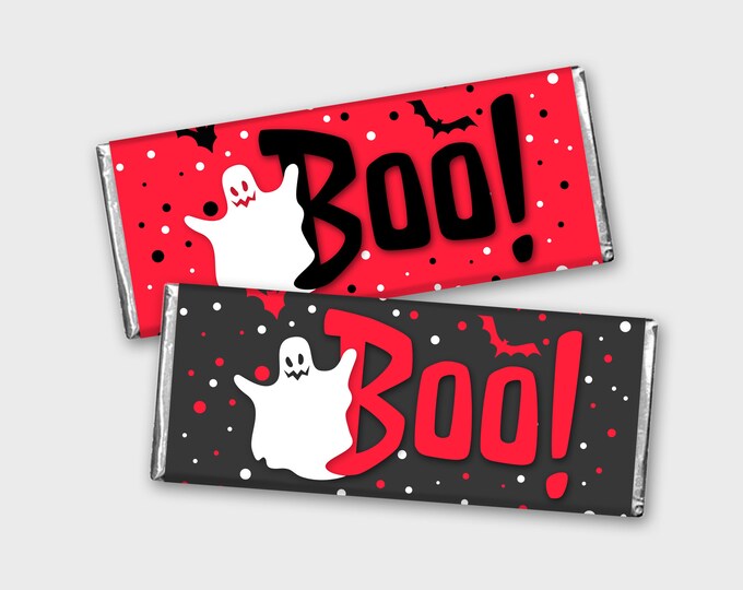 Halloween Candy Bar Wrapper/halloween Printable/halloween Party Favors ...