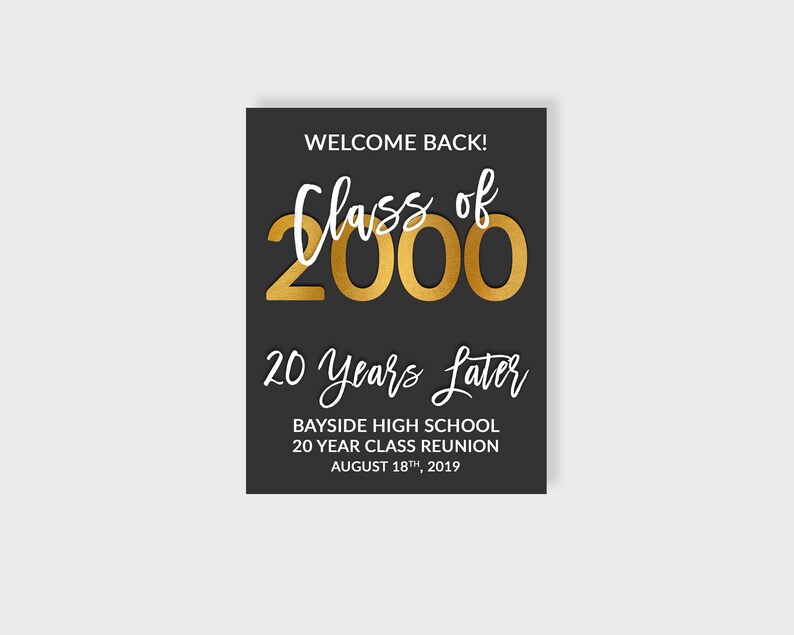 Welcome Back Class Reunion Wine Bottle Labels Customized | Etsy