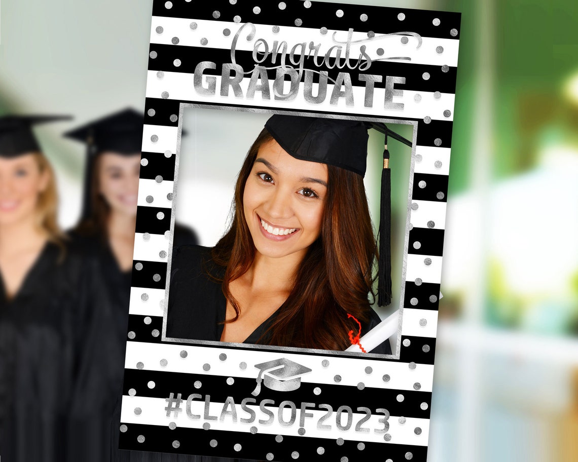 Printable Graduation Photo Booth Frame Class of 2023 / - Etsy
