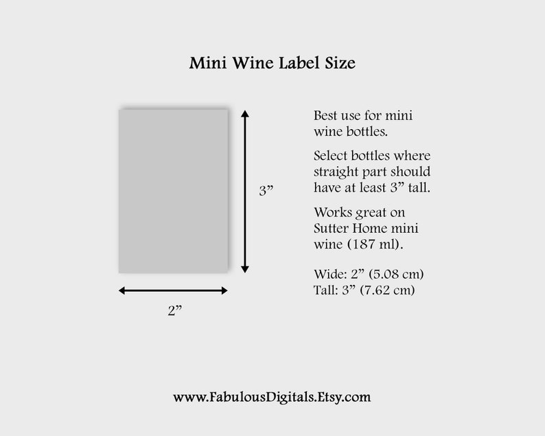 Thank You Mini Wine Bottle Labels, Custom Party Favor Mini Label, Gold ...