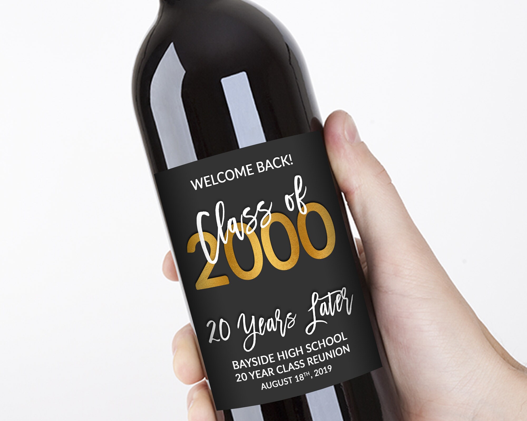 Welcome Back Class Reunion Wine Bottle Labels Customized | Etsy Canada