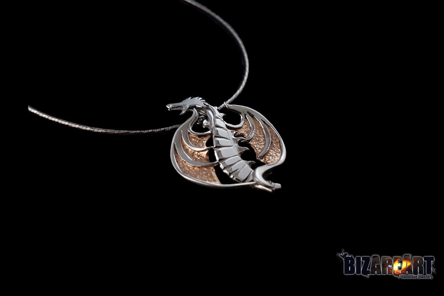 Dragon Necklace, Silver Dragon, Dragon Jewelry, Fantasy Jewelry, Dragon ...