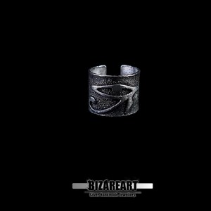 Silver Eye of Ra Ring Handmade Eye of Ra Band Egypt Ring Spiritual Ring ...