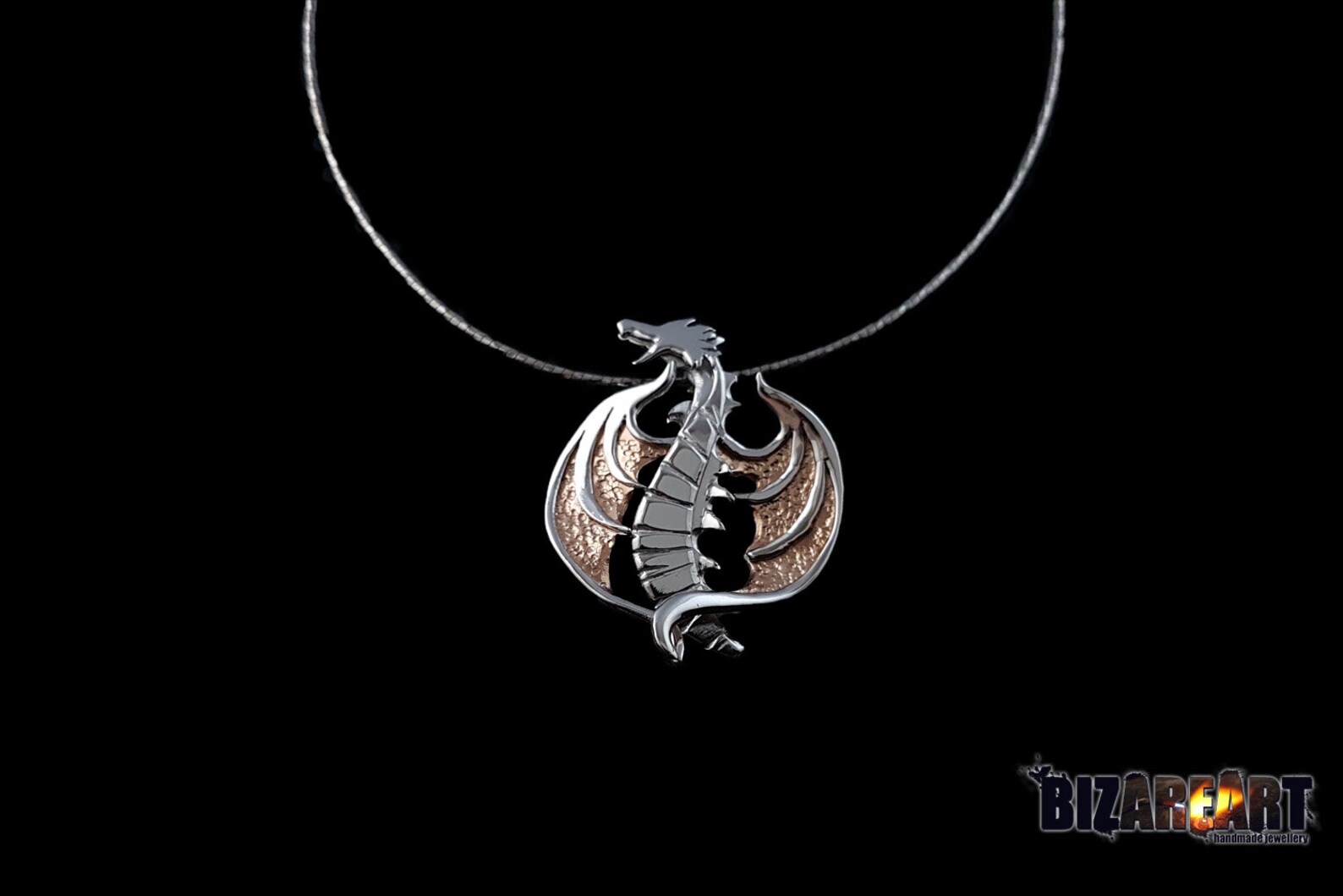 Dragon Necklace, Silver Dragon, Dragon Jewelry, Fantasy Jewelry, Dragon ...