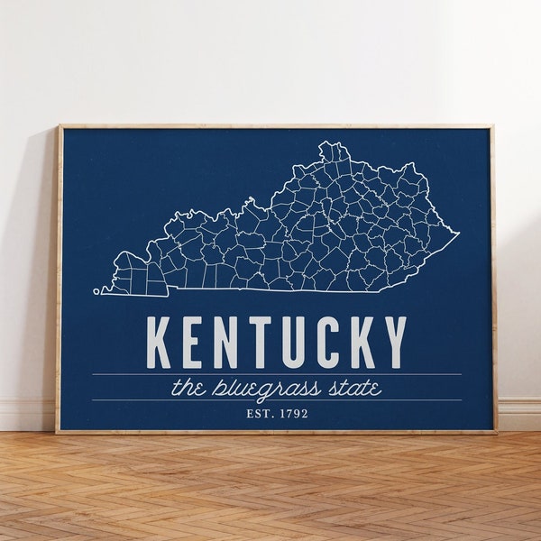 Kentucky Wall Art Posters - Etsy