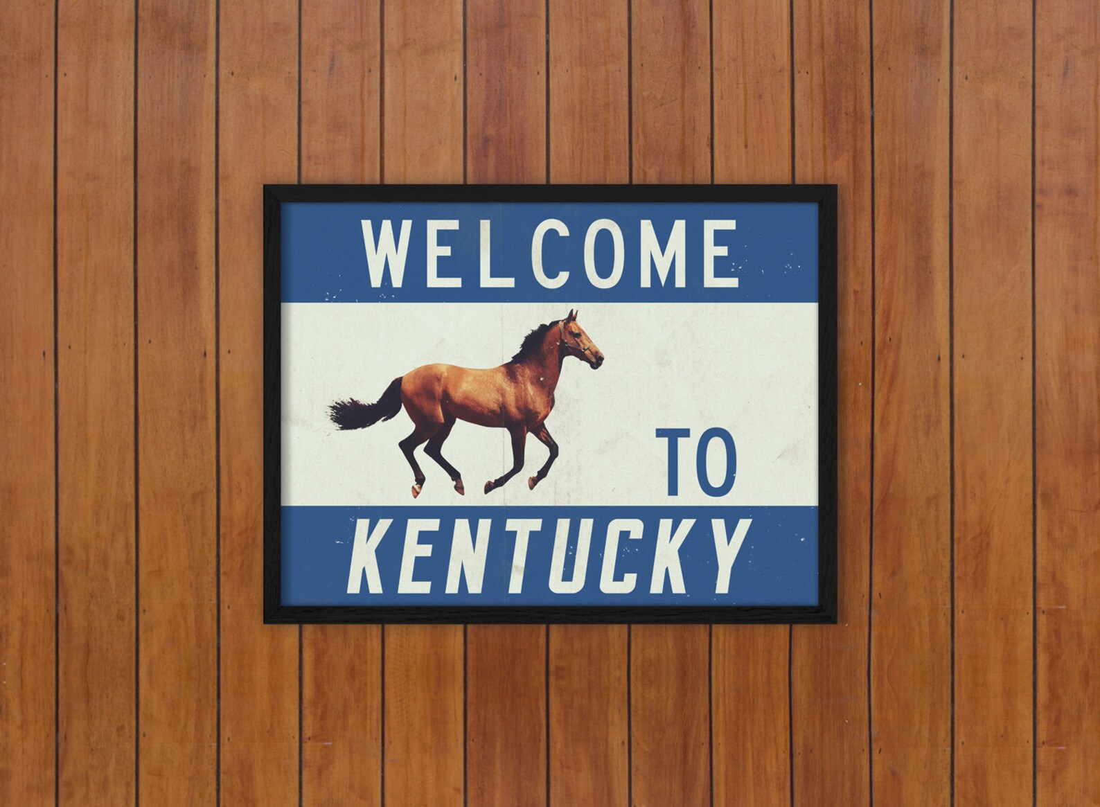 Welcome to Kentucky Print Road Sign Vintage Welcome Sign - Etsy