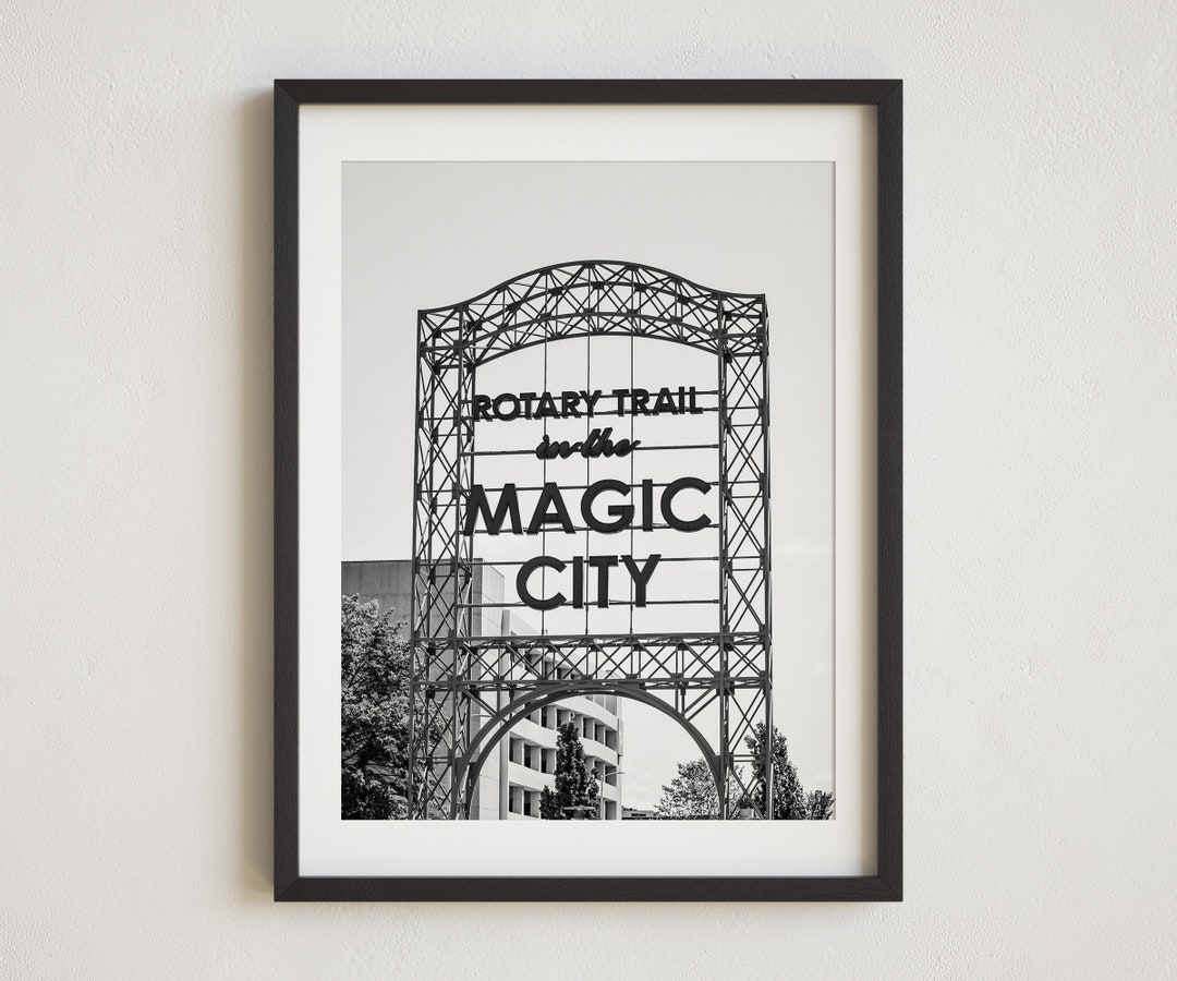 Birmingham Photography, Birmingham Alabama, Rotary Trail Sign, Vintage ...