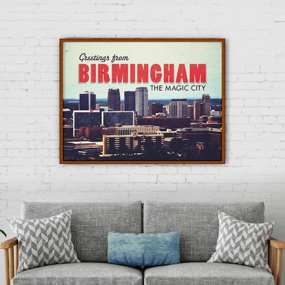 Birmingham Alabama Photography Birmingham Decor Birmingham | Etsy