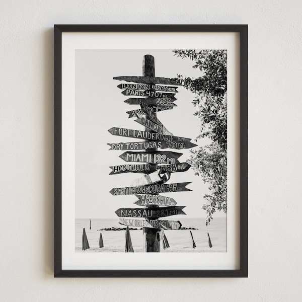 Key West Directional Sign - Etsy