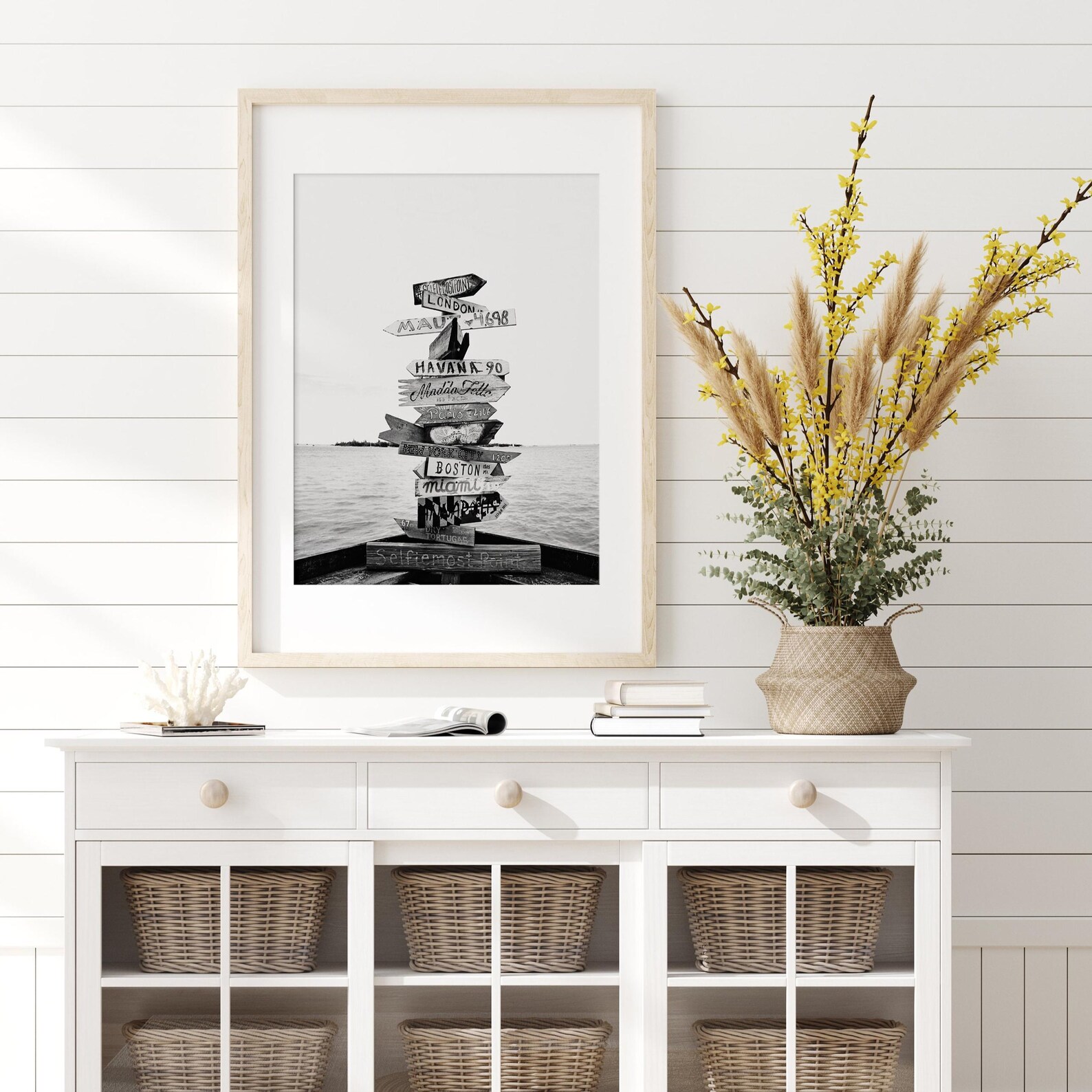 Key West Photography, Florida Keys Decor, Key West Directional, Black ...