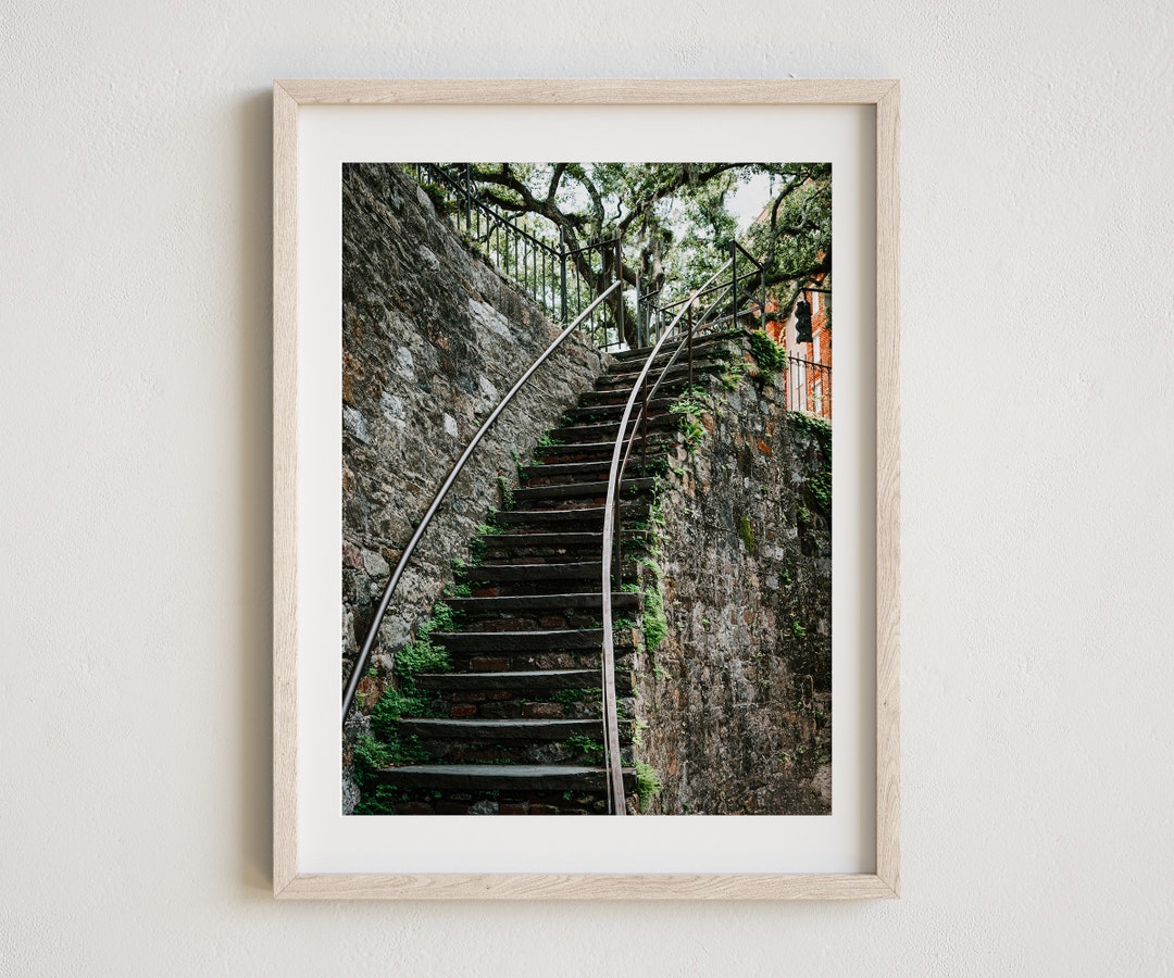 Savannah Photo, Savannah Georgia, Savannah Steps, Savannah Print ...