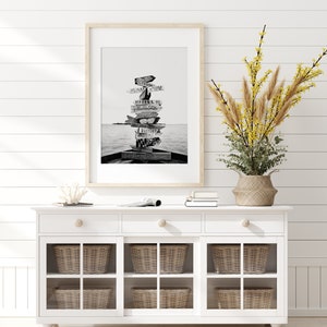 Key West Photography, Florida Keys Decor, Key West Directional, Black ...