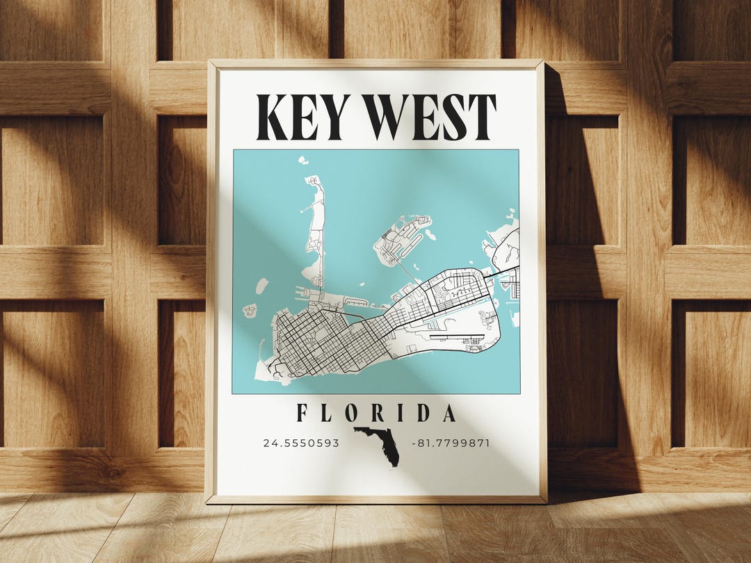 Key West Map, Key West Florida, Map of Key West, Key West Map, Key West ...