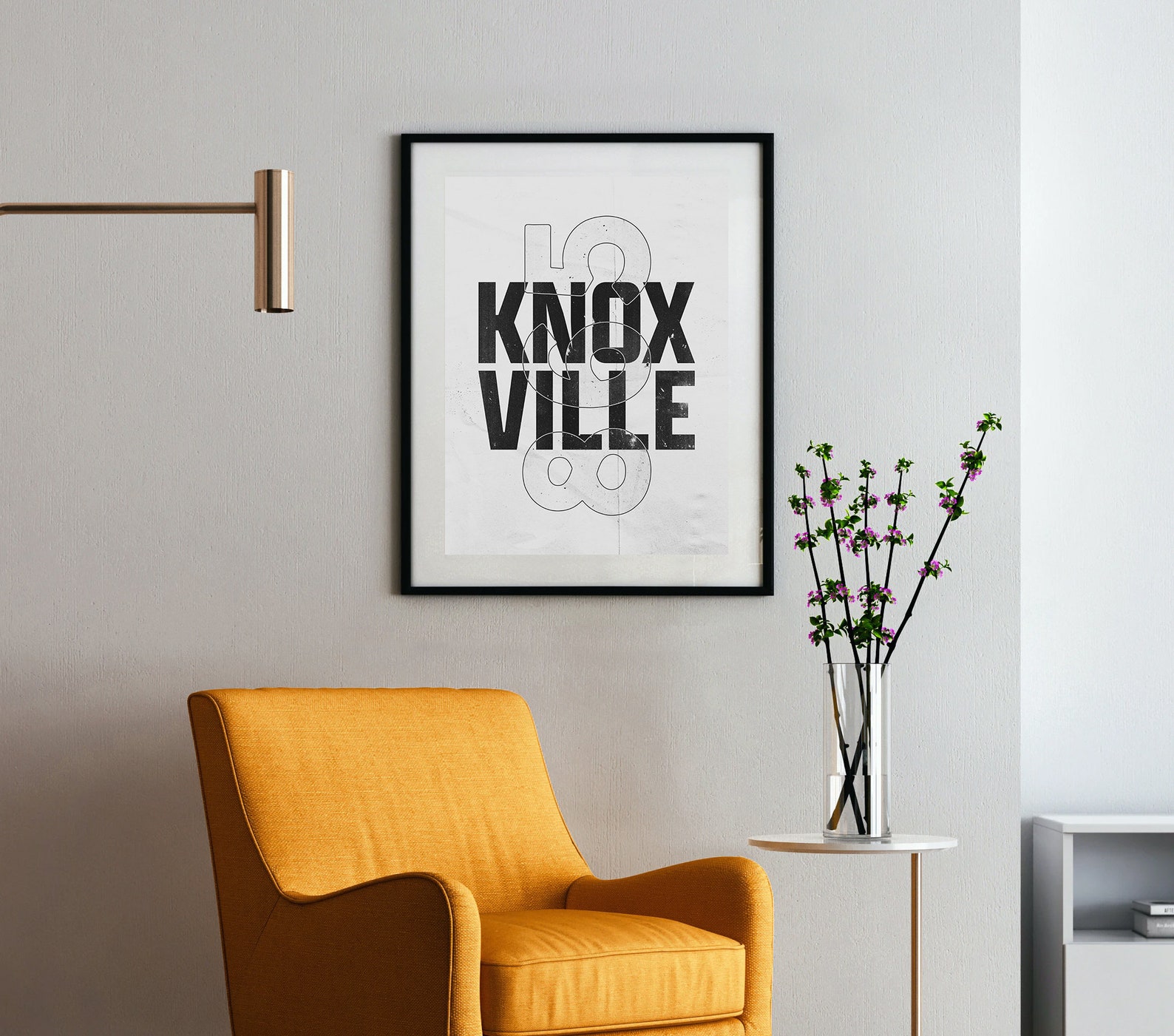 Knoxville Print Area Code Print Knoxville Tennessee 865 | Etsy
