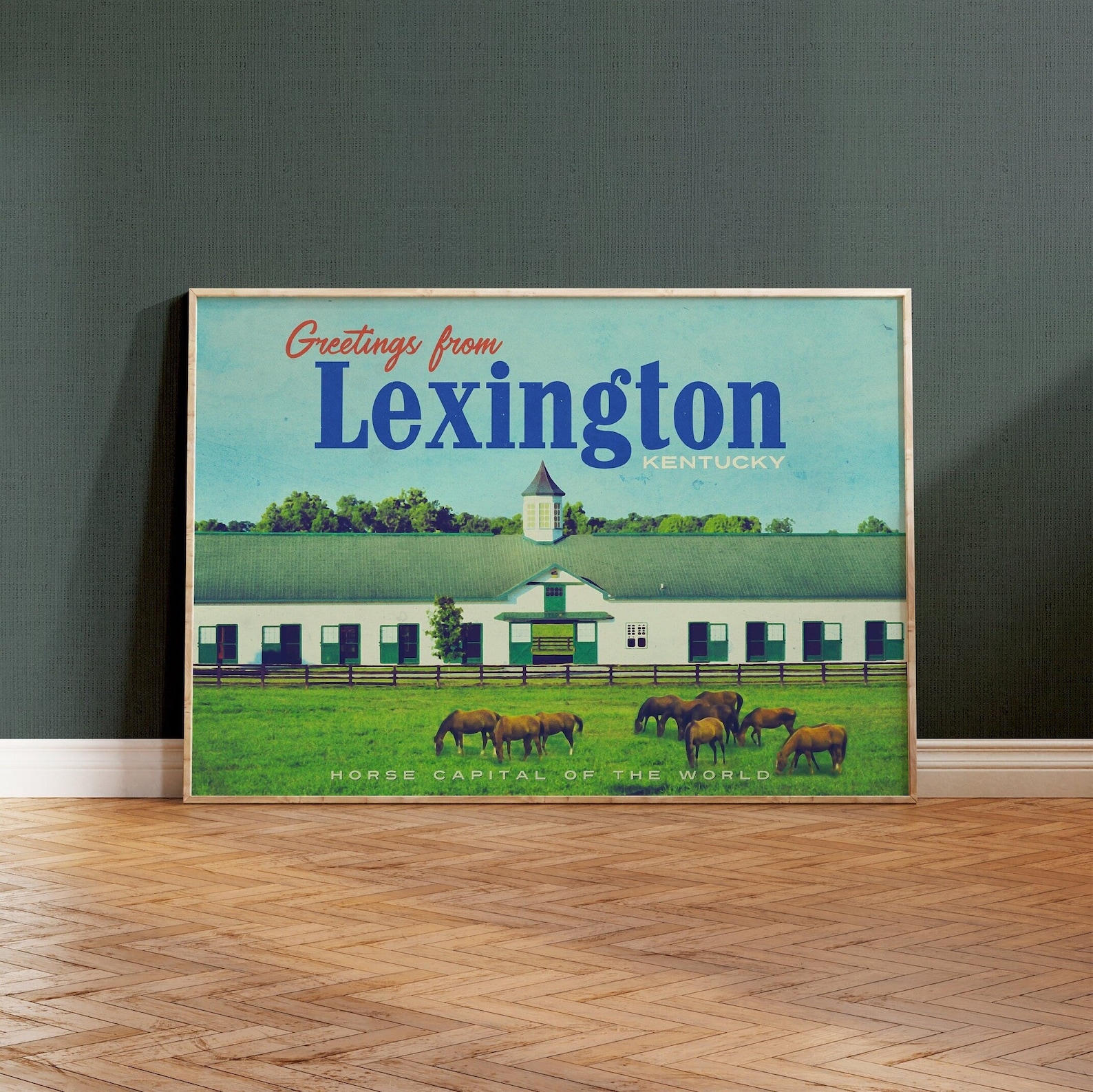 Lexington Kentucky Wall Art Lexington Decor Horse Farm - Etsy