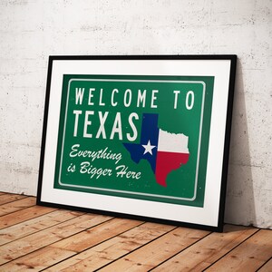 Welcome to Texas, Texas Art, Everything is Bigger in Texas, Texas Home ...