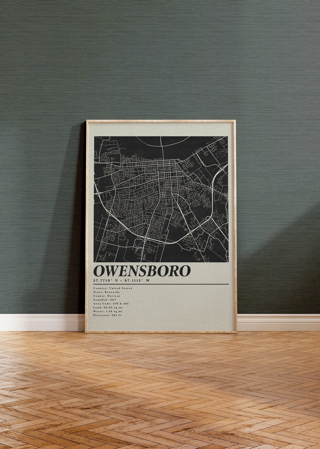 Owensboro KY Print, Owensboro Map, Owensboro Poster, Kentucky Wall Art ... Owensboro KY Print, Owensboro Map, Owensboro Poster, Kentucky Wall Art ...