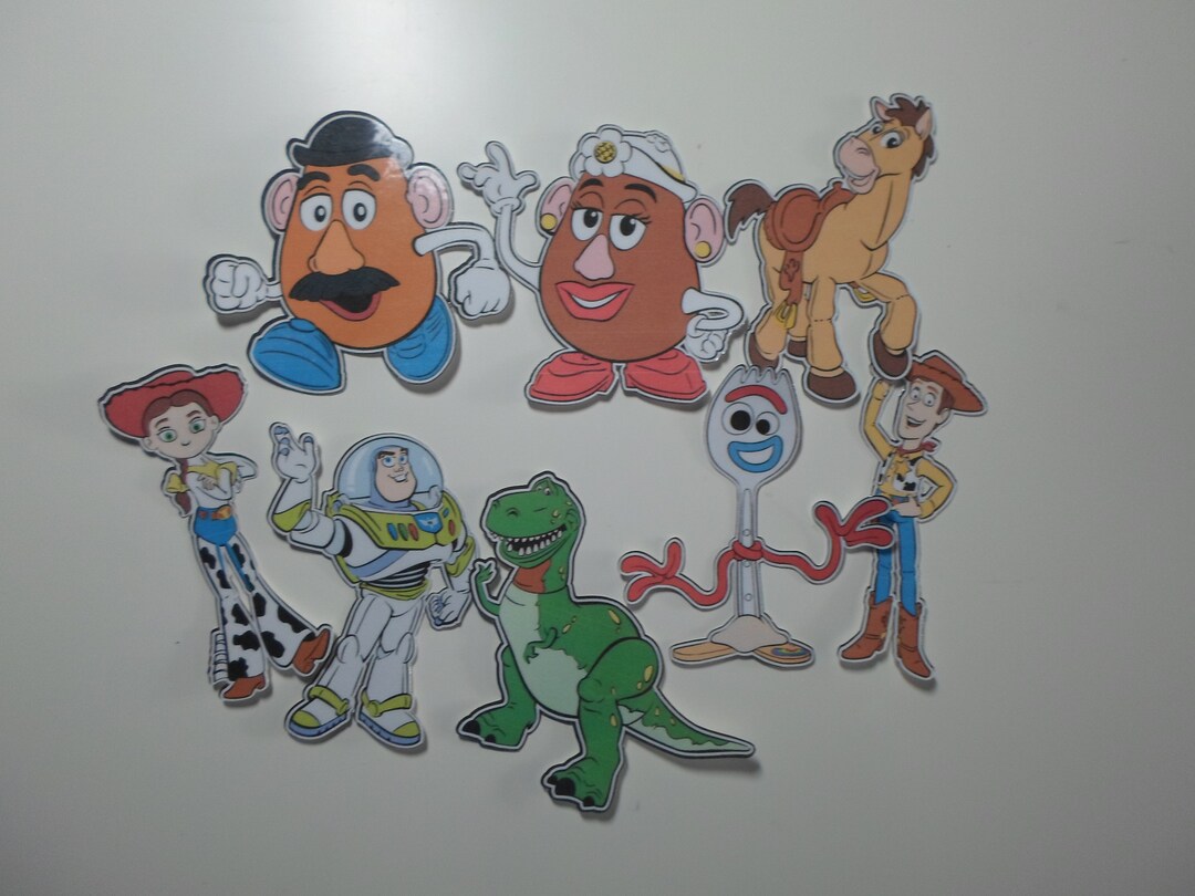 Stickers Disney Toy Story - Woody, Jessie, Buzz Lightyear, Rex, Forky ...