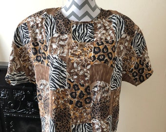 80s animal print | Etsy