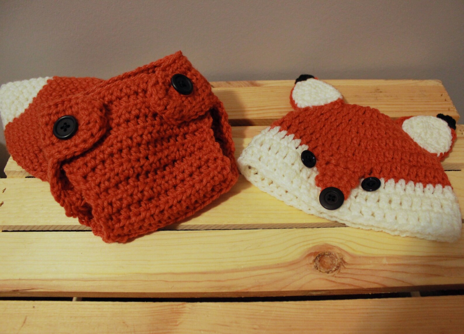 Crochet Fox Baby Photo Prop |made to Order | Sizes Available: Newborn ...